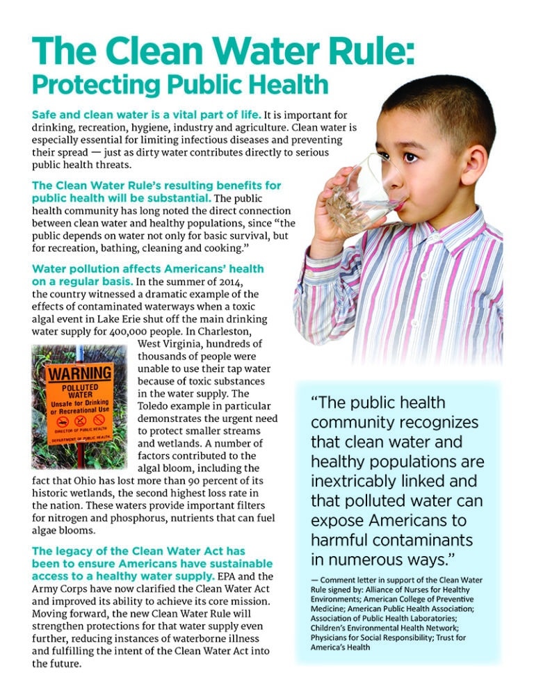 The Clean Water Rule: Protecting Public Health | Physicians for Social ...