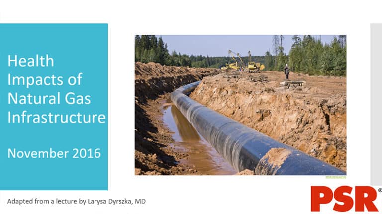 Health Impacts of Natural Gas Infrastructure | Physicians for Social ...