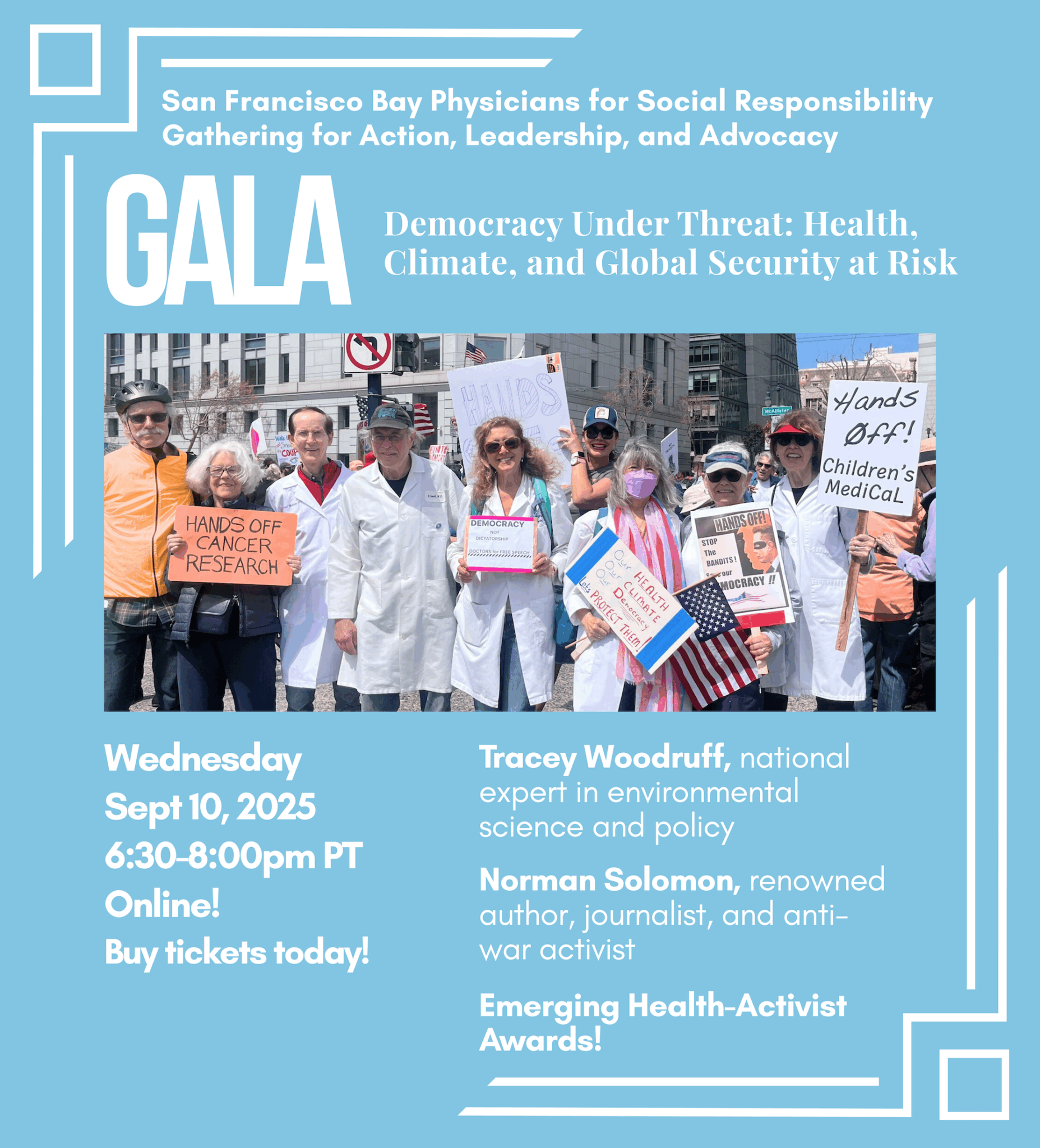 SF Bay PSR 2025 Annual Gala | Physicians for Social Responsibility